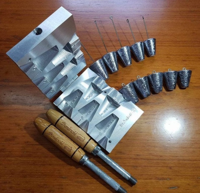 Bucket Fishing Sinkers Molds CNC - Etsy