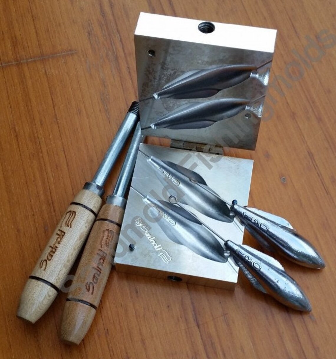 Torn Torpedo Sinkers Fishing Molds CNC Molds - Etsy