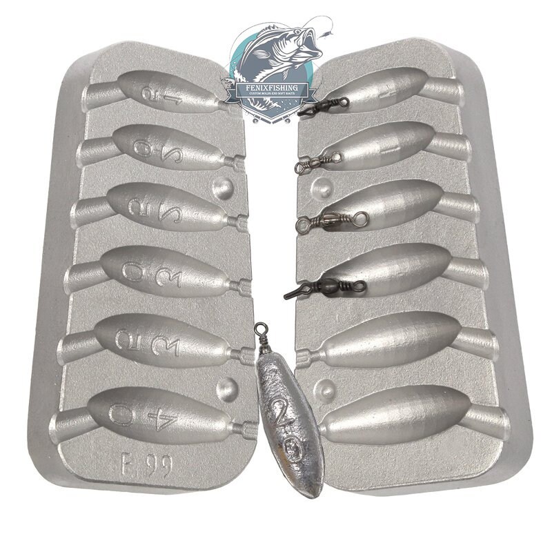 Moule à plomb de pêche à la bombe 15/20/25/30/35/40Gr - Etsy France