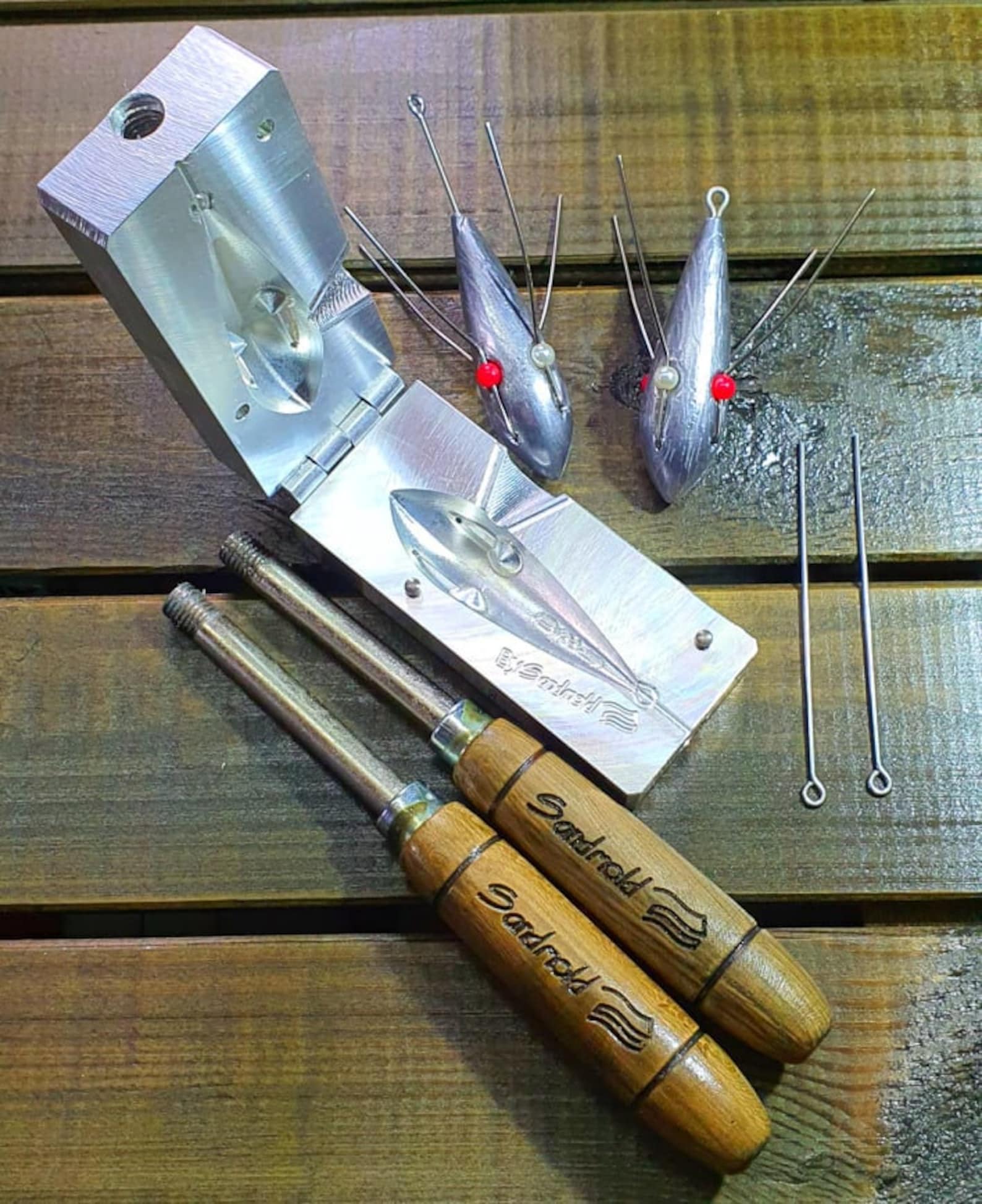 Molde Pesca Drop Com Garras – CNC Lead Sinker Mold “drop With Claws” - Etsy