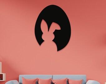 Rabbit Metal Art - Etsy