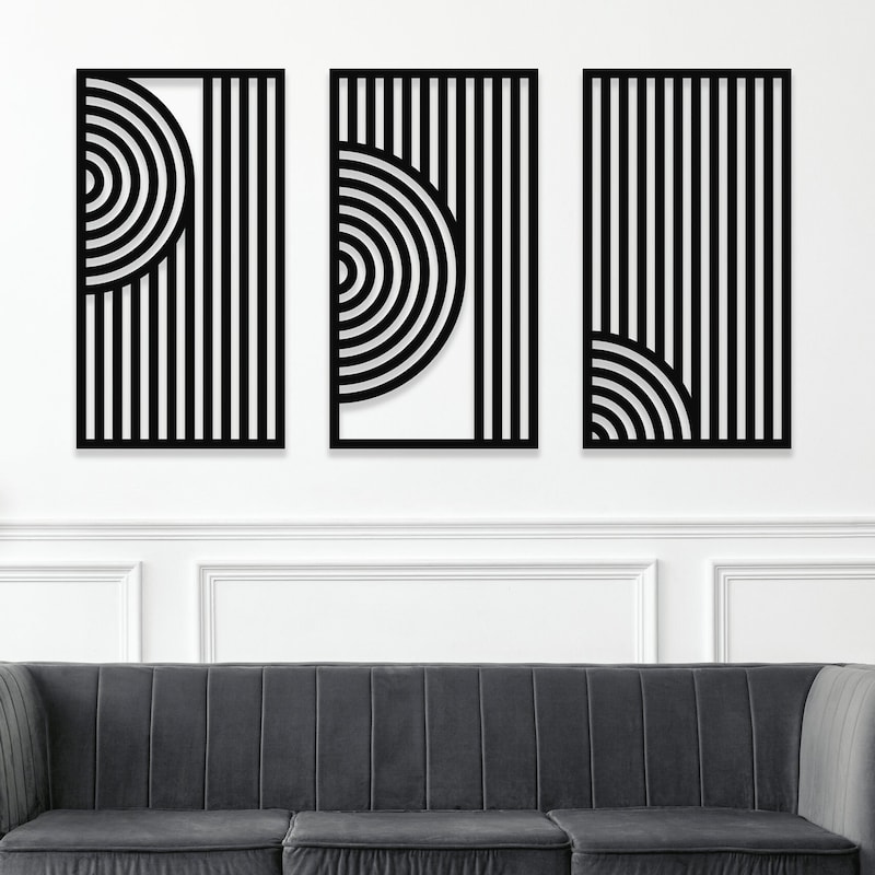 Metal Wall Art Abstract - Etsy