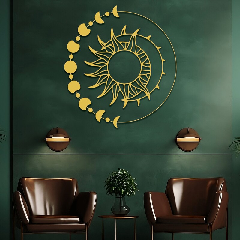 Sun and Moon Wall Art - Etsy