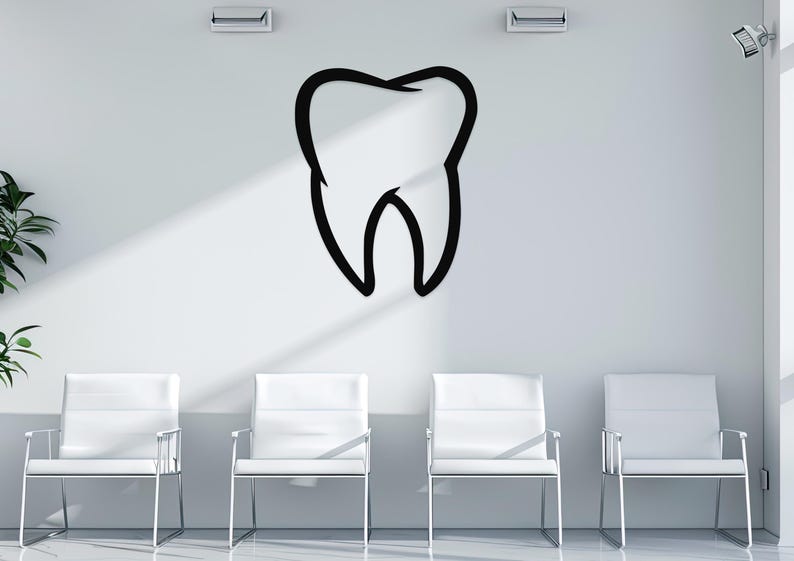 Metal Tooth Wall Art: Dental Office Decor, Luxury Corporate Gifts - Etsy