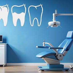 Set of 3 Teeth Metal Wall Art, Teeth, Teeth Art, Tooth, Tooth Art ...