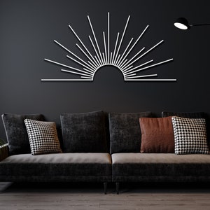 Sun Metal Wall Decor, Sun, Sun Art, Sun Decor, Sunrise, Sunrise Art ...