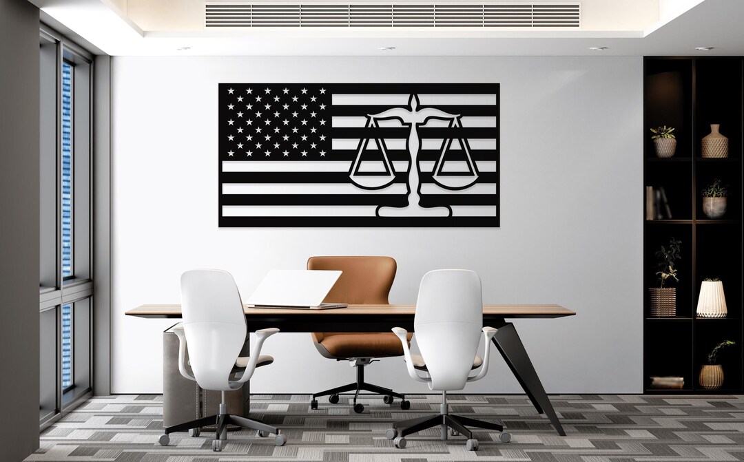 Scales of Justice Metal Wall Art, Law, Law Art, Law Decor, Law Student ...