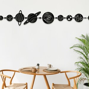 Solar System Metal Wall Decor, Solar System, Solar System Wall Art ...