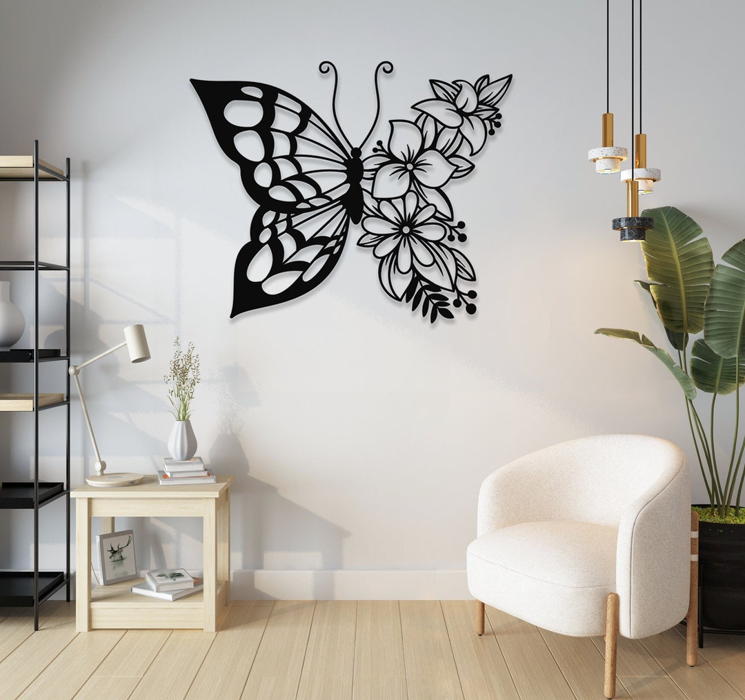 Butterfly Metal Wall Art, Butterfly, Butterfly Wall Art, Butterfly ...