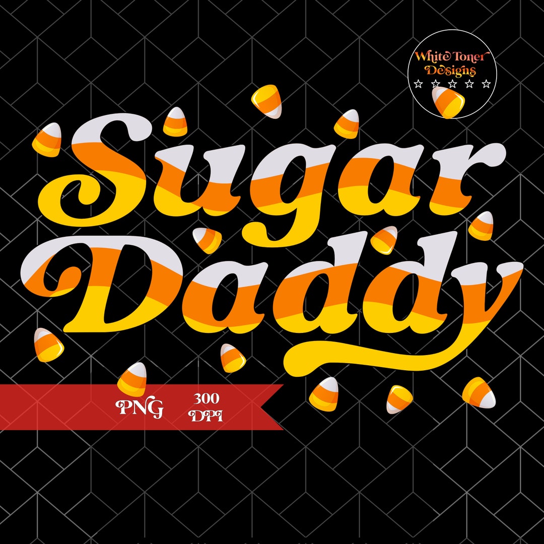 Sugar Daddy Clipart Sublimation Design Downloads Candy Corn - Etsy