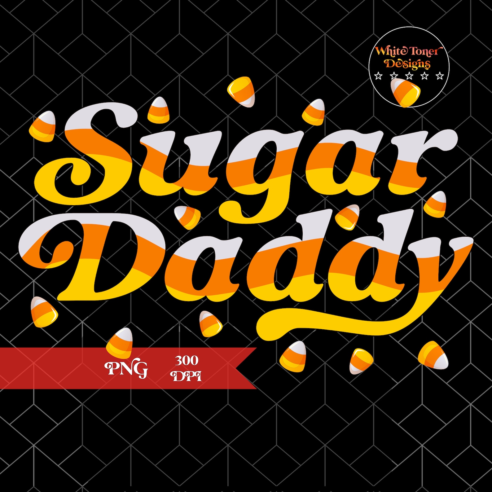 Sugar Daddy Clipart Sublimation Design Downloads Candy Corn - Etsy