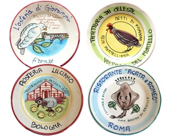 Italian Wall Plates - Etsy