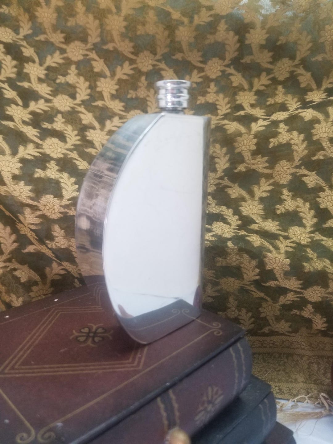 Pinder Bros Pewter Flask Sheffield England Edwardian Wedge Shape - Etsy