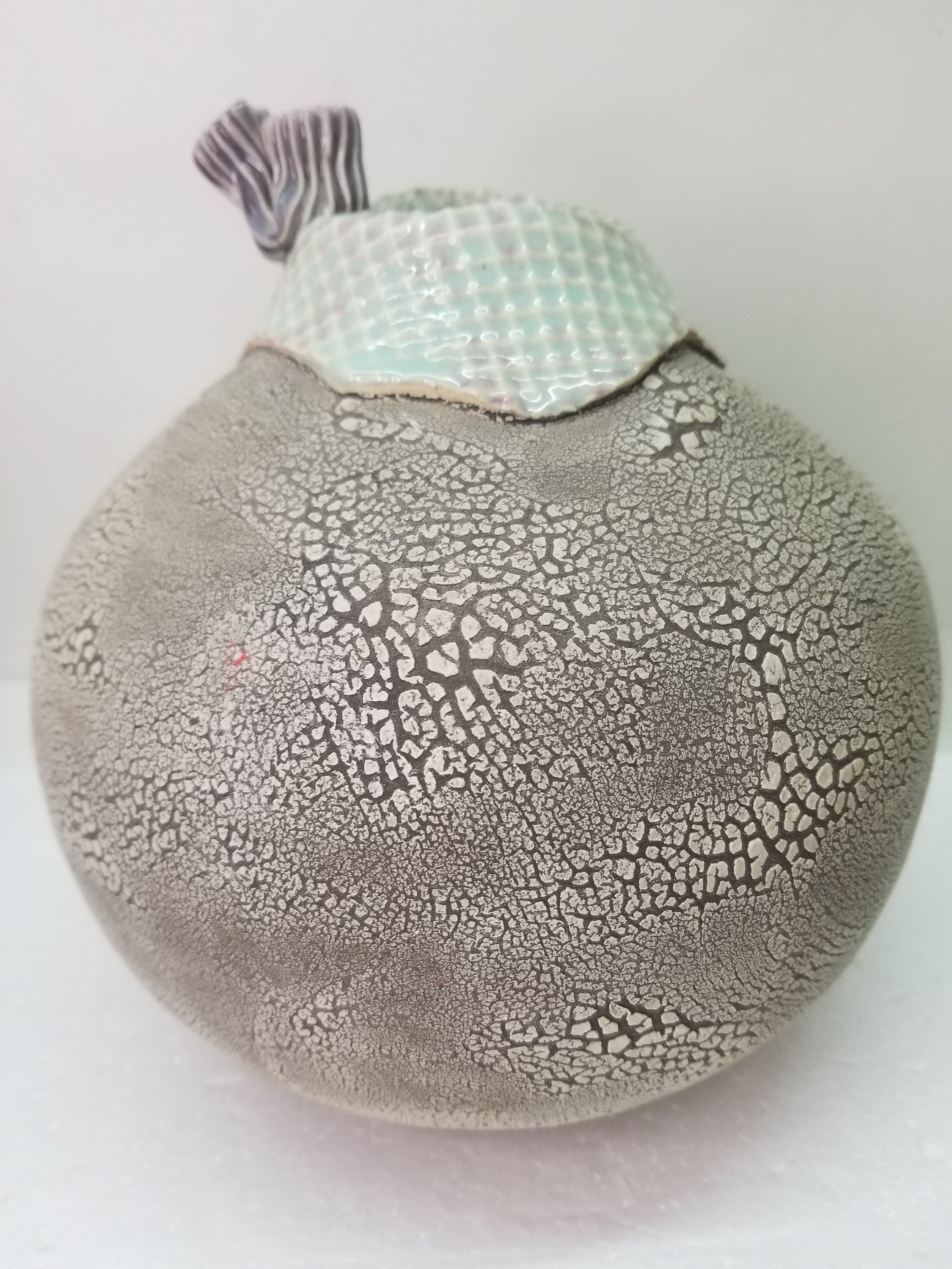 Martin Bleyer Art Pottery Abstract Textured Sculptural Vase C1980 - Etsy