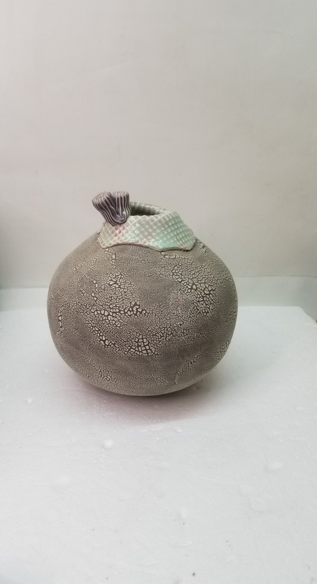 Martin Bleyer Art Pottery Abstract Textured Sculptural Vase C1980 - Etsy