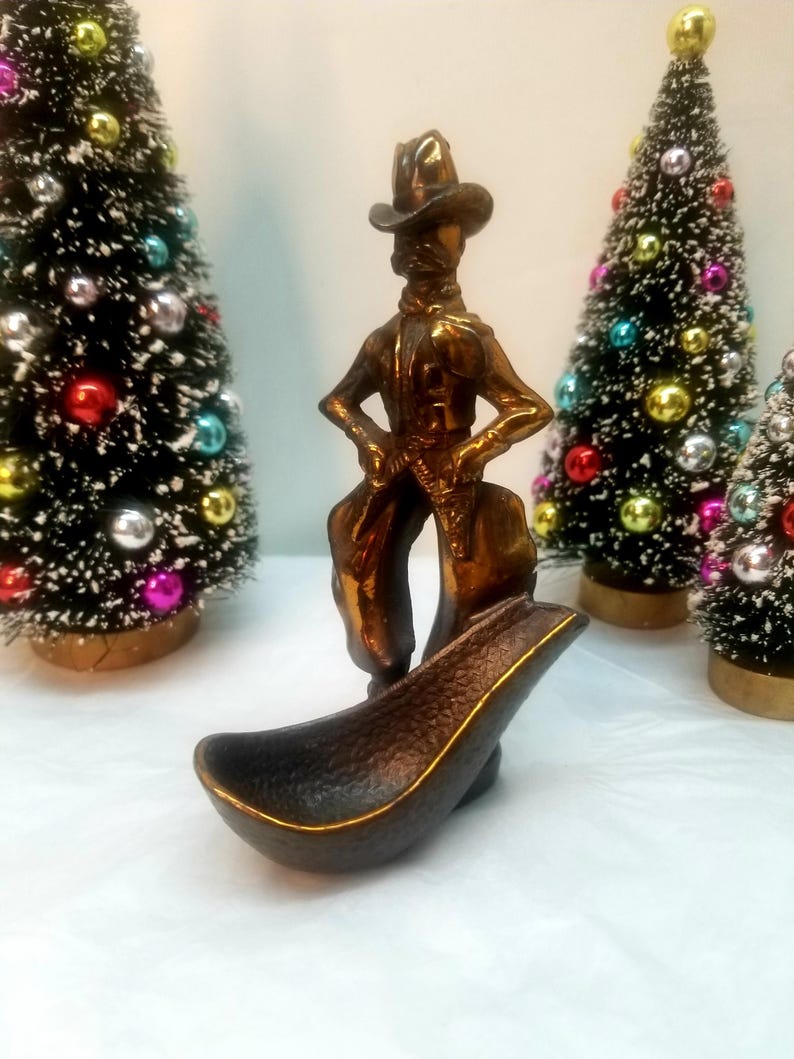 Pipe Stand Bull Legged Cowboy by Gladys Brown Edwards Dodge USA Copper ...