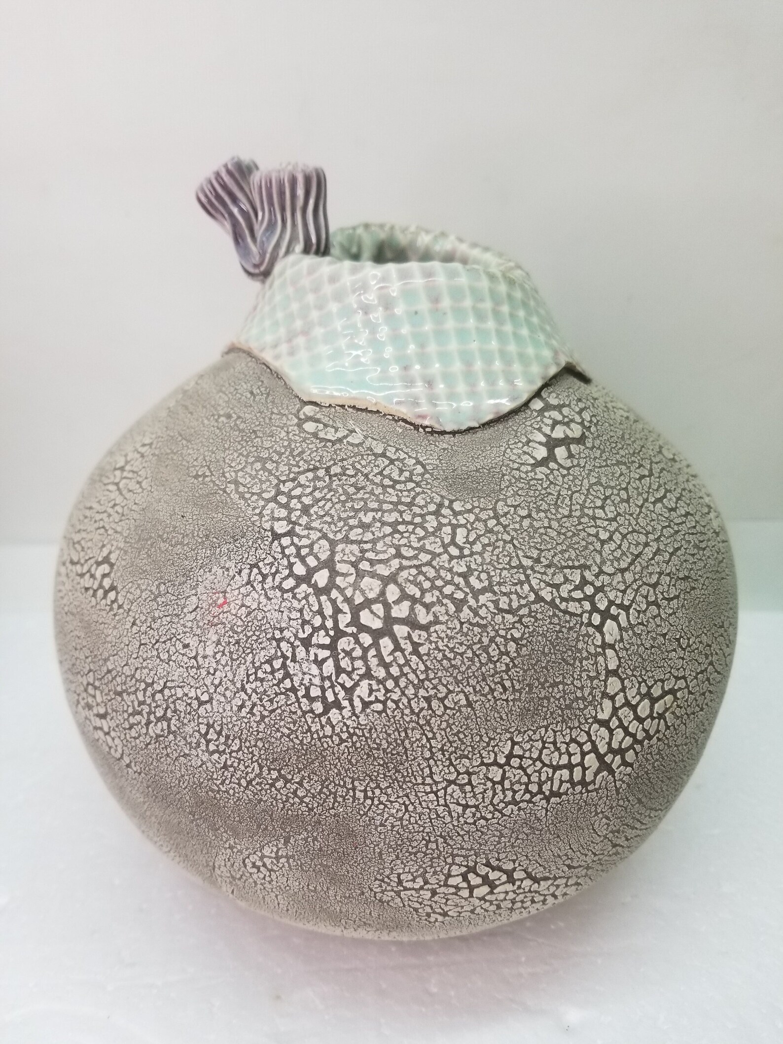 Martin Bleyer Art Pottery Abstract Textured Sculptural Vase C1980 - Etsy