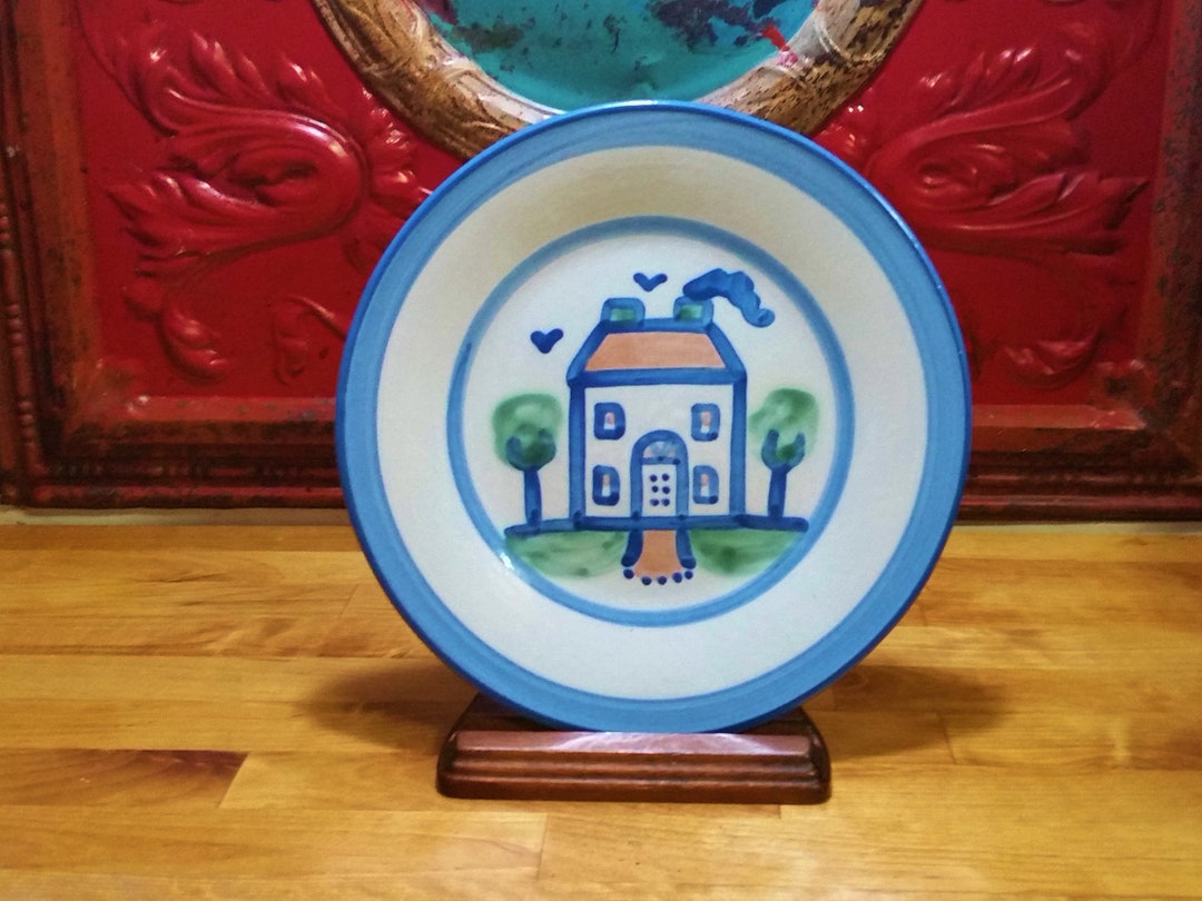 M A Hadley Luncheon House Plate Vintage MA Hadley Retired Pattern ...