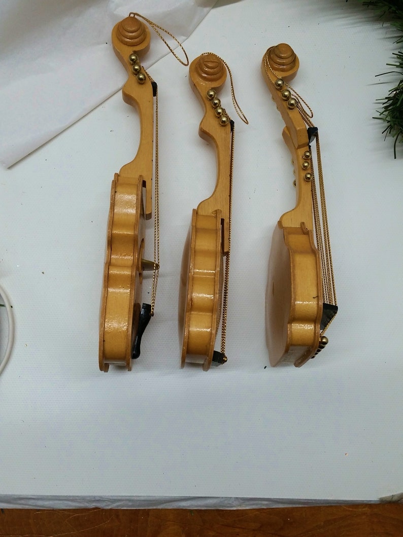 Vintage Ornaments Renaissance String Instruments Ornaments Handcrafted ...