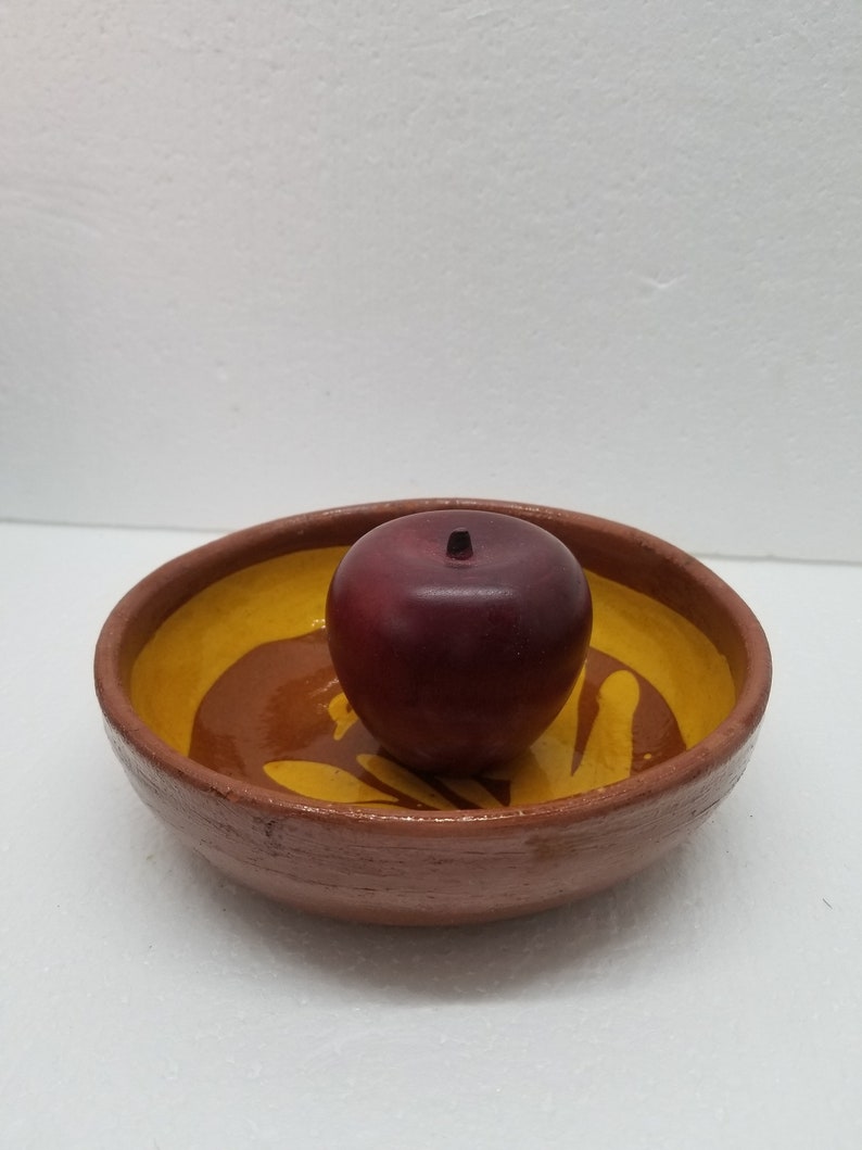 Vintage Redware Pottery, Patamban Michoacan Redware Bowl, C1940 ...