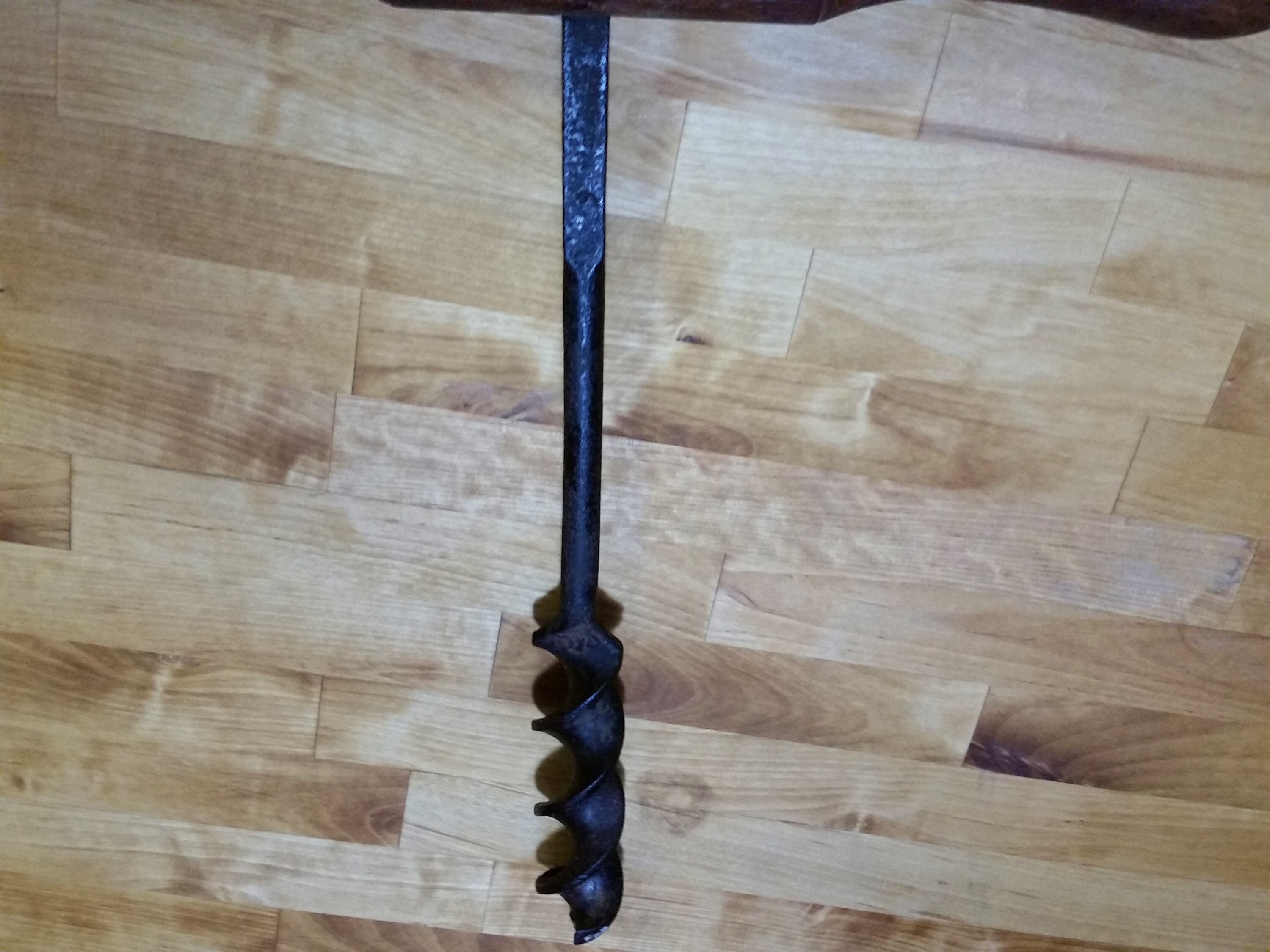 Primitive Hand Tool Beam Auger Drill C1800's Antique Timber Framing ...