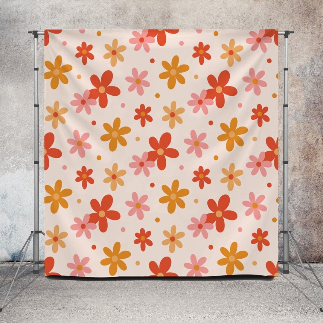 1970s Backdrops Colorful Art Backdrop Banner Retro Design - Etsy