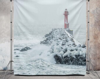 Lighthouse Photo Backdrop - Etsy