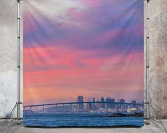 San Diego Backdrop - Etsy