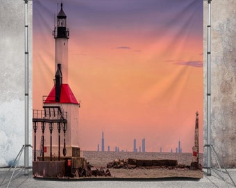 Lighthouse Photo Backdrop - Etsy