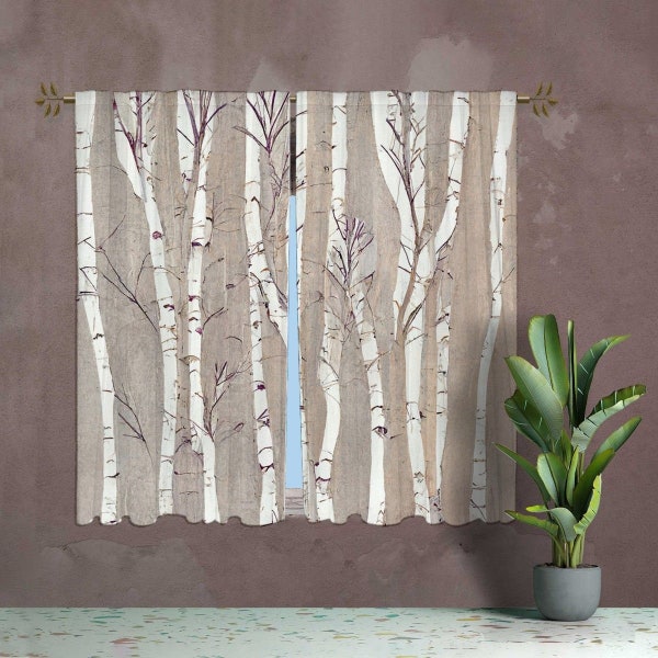 Rustic Curtains - Etsy