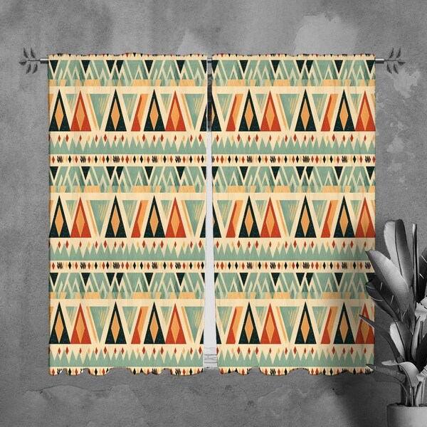 African Curtain Panel - Etsy