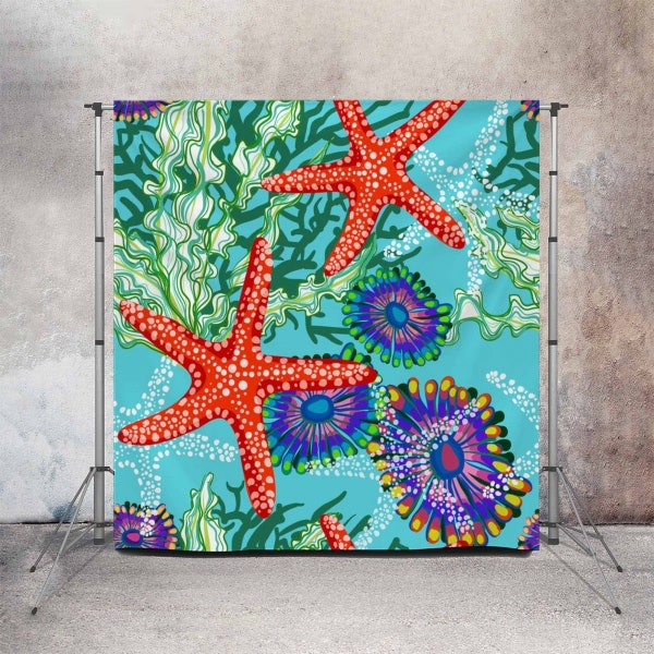 Starfish Photo Booth Backdrop - Etsy
