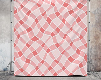 Pink Checkered Backdrop - Etsy