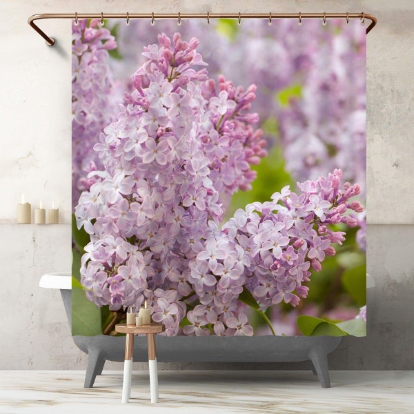Lilac Shower Curtain - Etsy