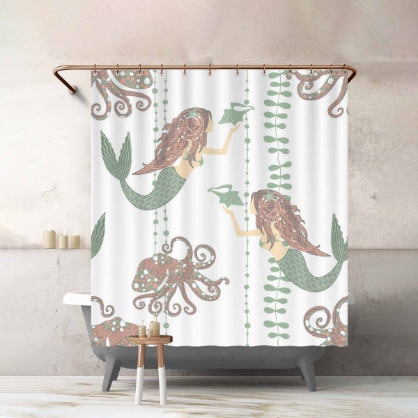 Bohemian Shower Curtains Etsy