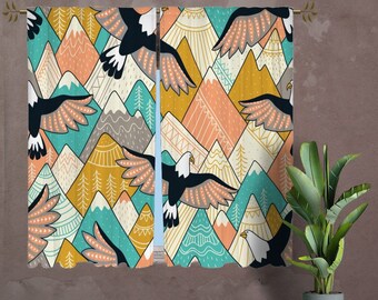 Eagle Window Curtain - Etsy