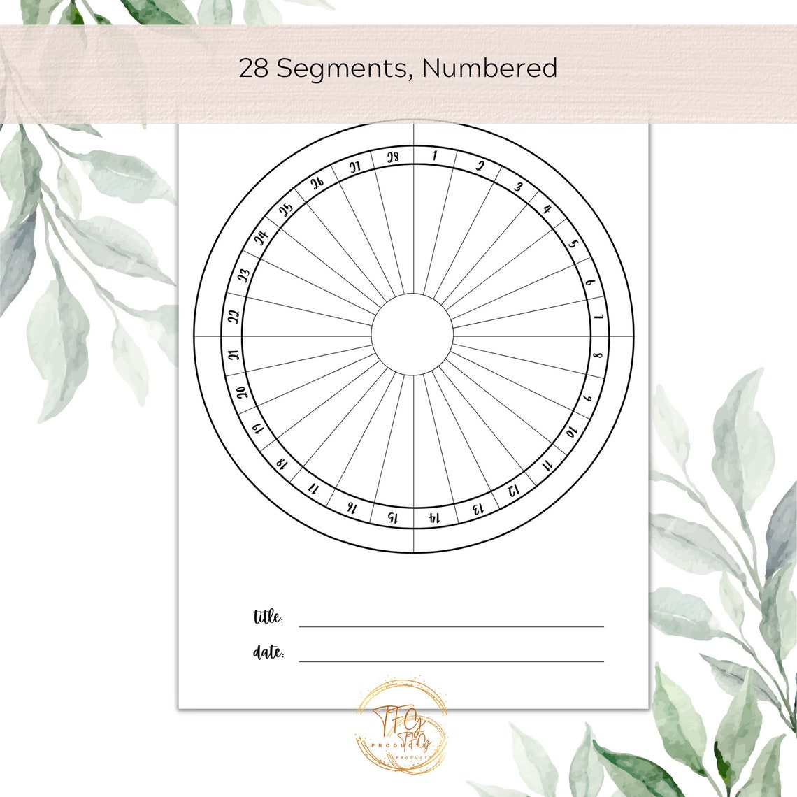 Phenology Wheel Templates|nature Study|nature Journal|instant Download ...