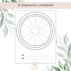 Phenology Wheel Template | Nature Study | Nature Journal | Instant ...