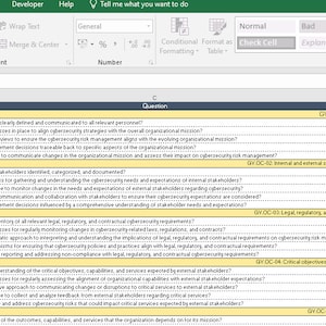 NIIST CSF 2.0 Cybersecurity Audit Program (core) - Excel Tool for ...