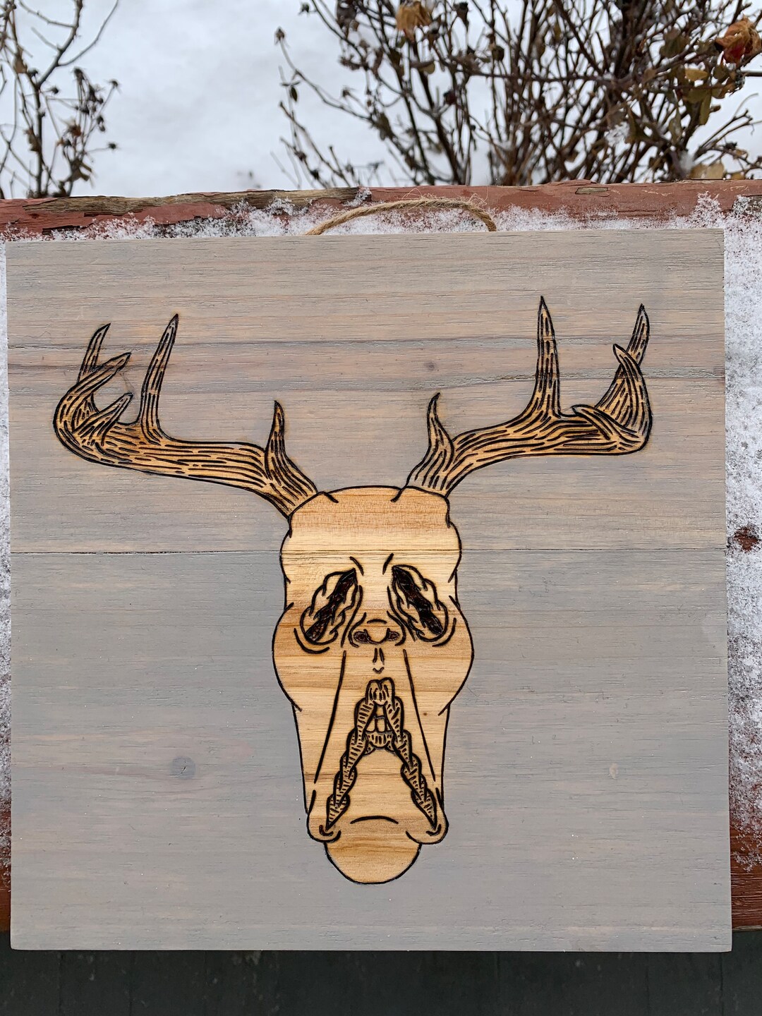 Top Notch Original Wood Burned Illustration - Etsy