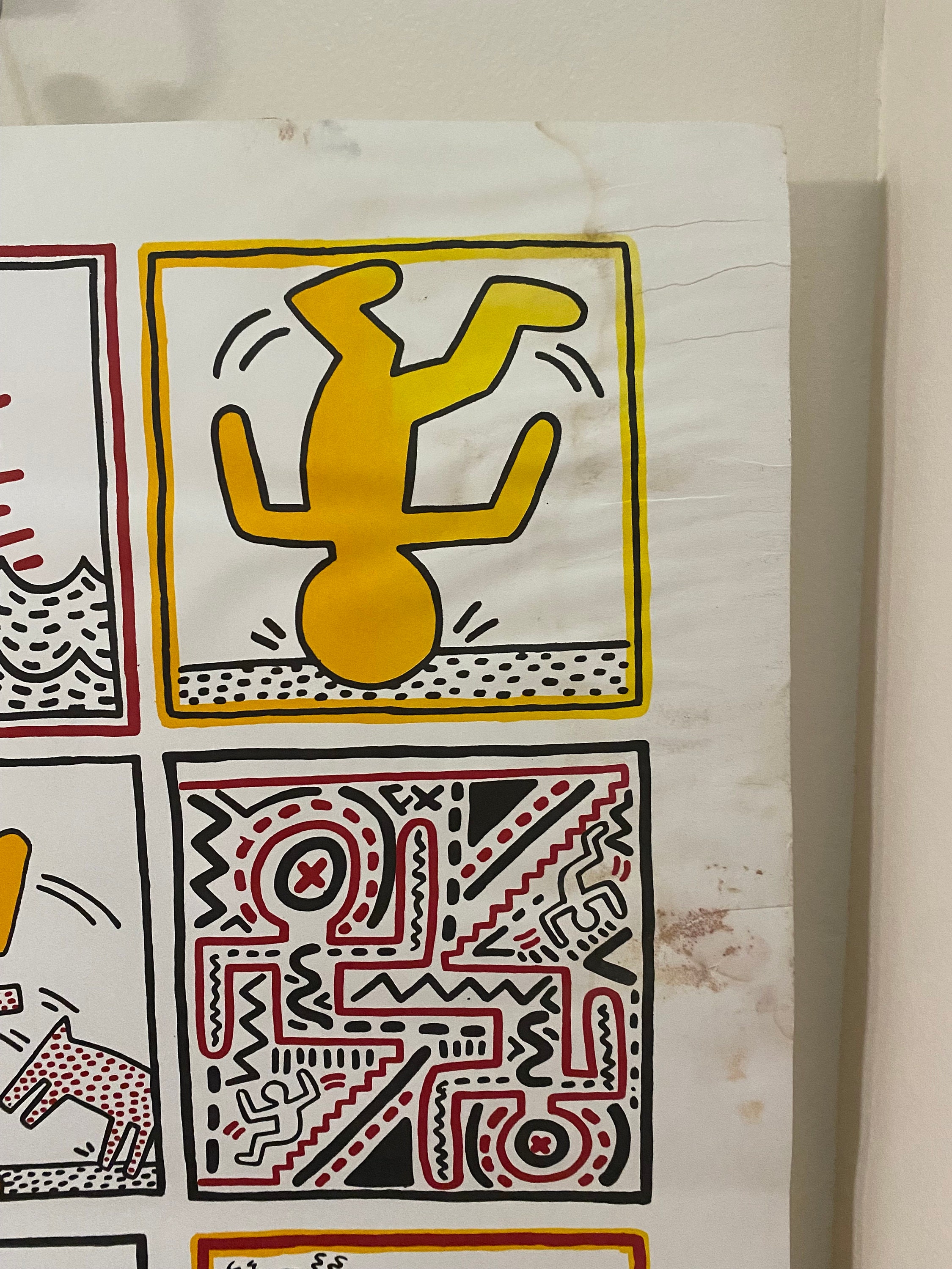 Keith Haring One Man Show 1982 Poster - Etsy