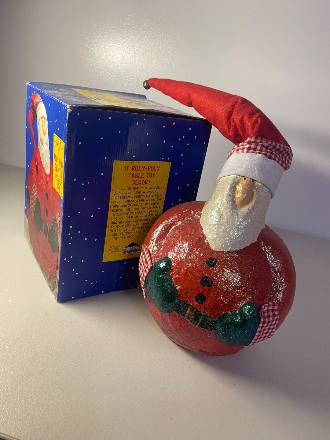 11 Roly-poly Santa Table Top Decor - Etsy