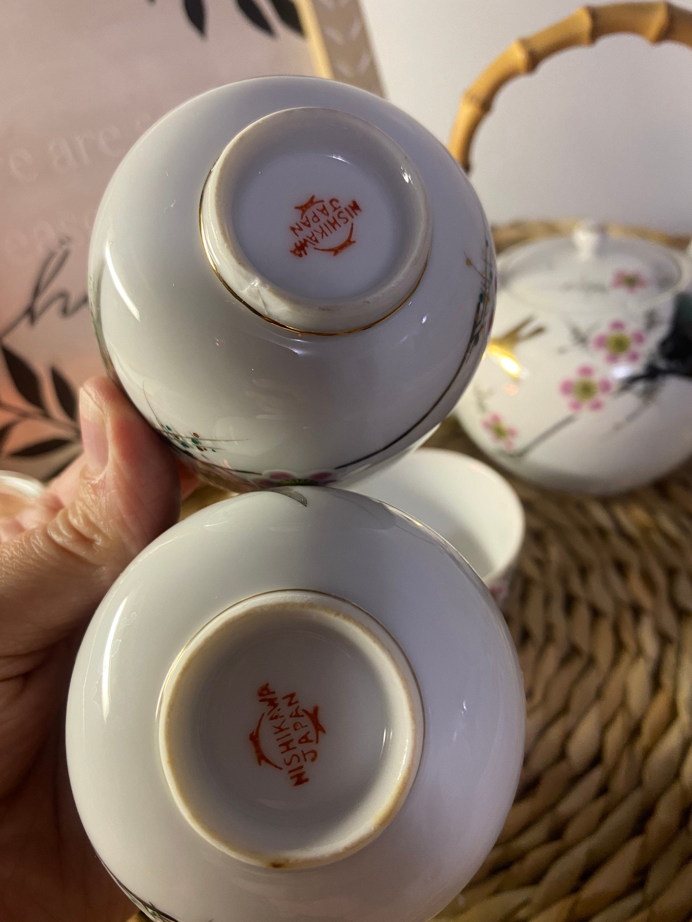 Beautiful Nishikawa Japan Tea Set - Etsy