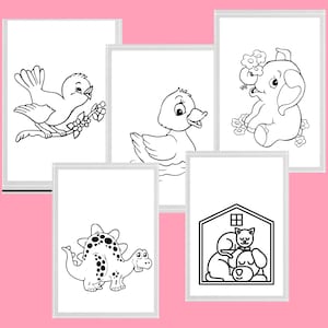 24 Printable Animal Colouring Pages for Kids, Toddlers, Preschooler ...