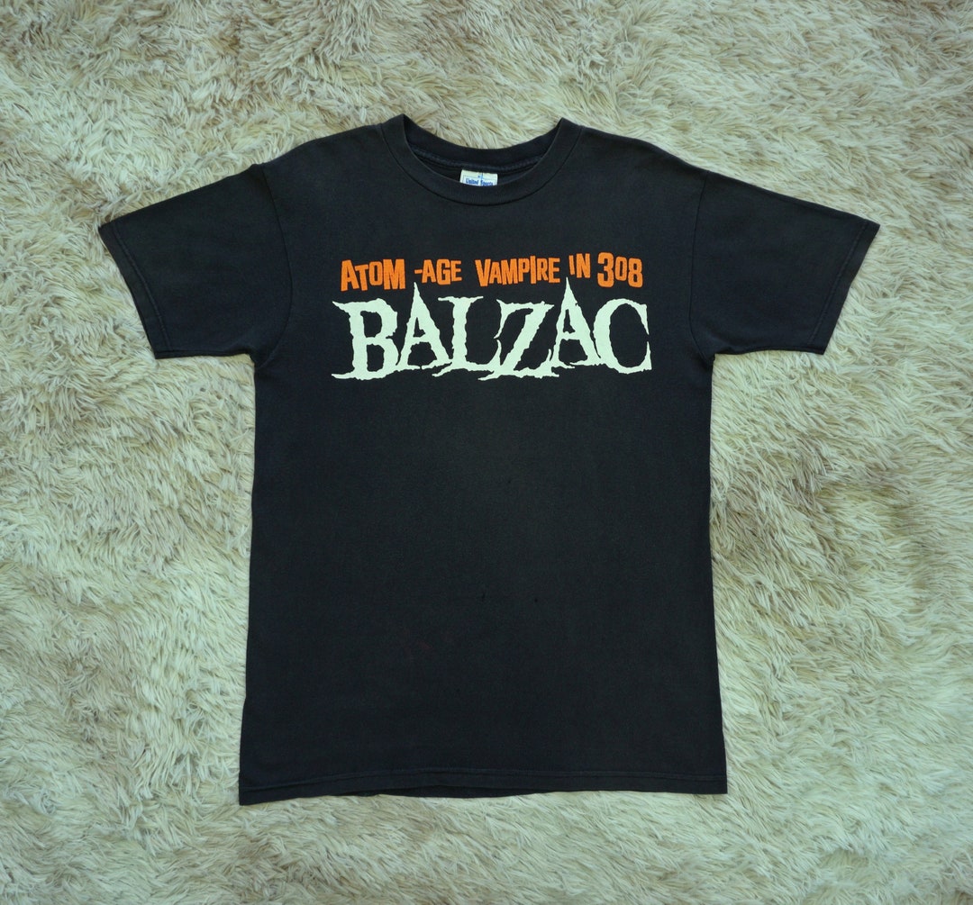 Vintage 90's Balzac T-shirt Atom Age Vampire in 308 Japanese Punk Rock ...