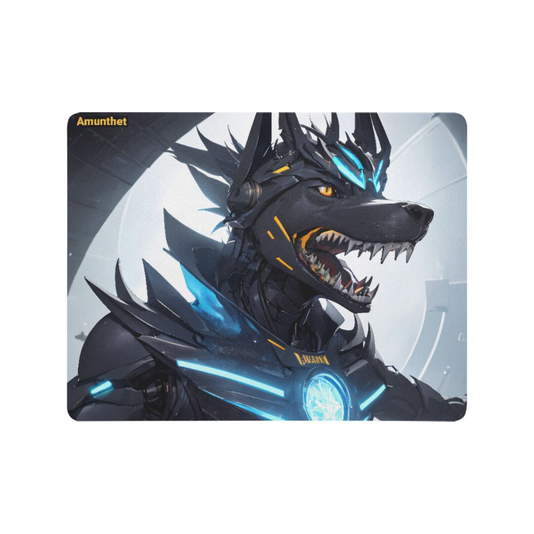 Mousepad Gaming Costum Pc Furry Cyber Protogen Anubis Alpha Cyborg - Etsy