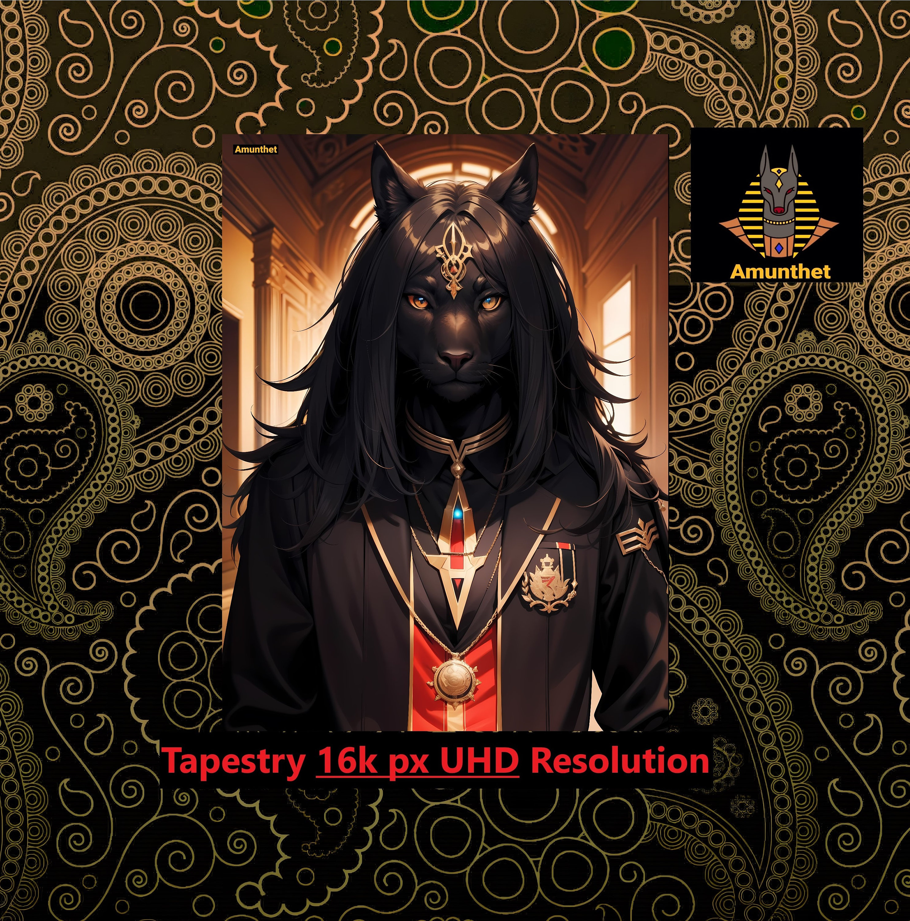 UHD Wall Towel 200 X 150 Cm Gothic Furry Occult Satan Dark Art - Etsy