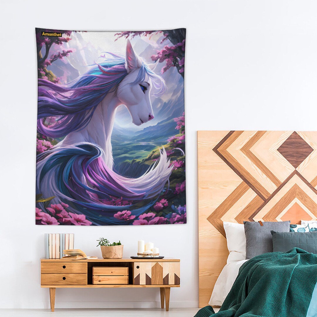 UHD Wall Towel Furry Feral Horse Pony Pink Little Therian Otherkin Wall ...