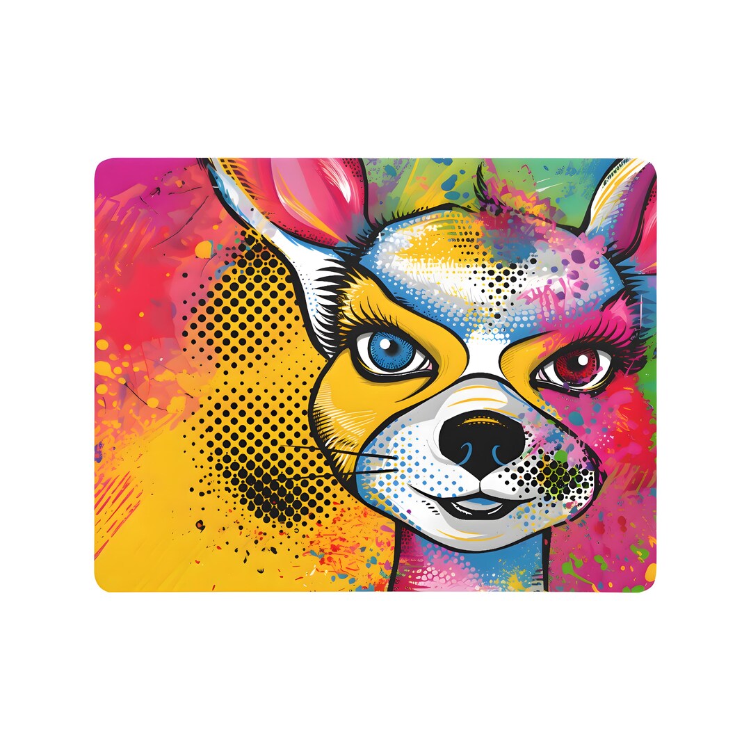 Mousepad Customizable Gaming Mouse Pad for PC, Furry Rabbit, Pop Art ...