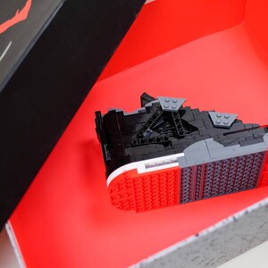 Sneaker Bricks AJ4 bred Black Cement Hand Crafted - Etsy